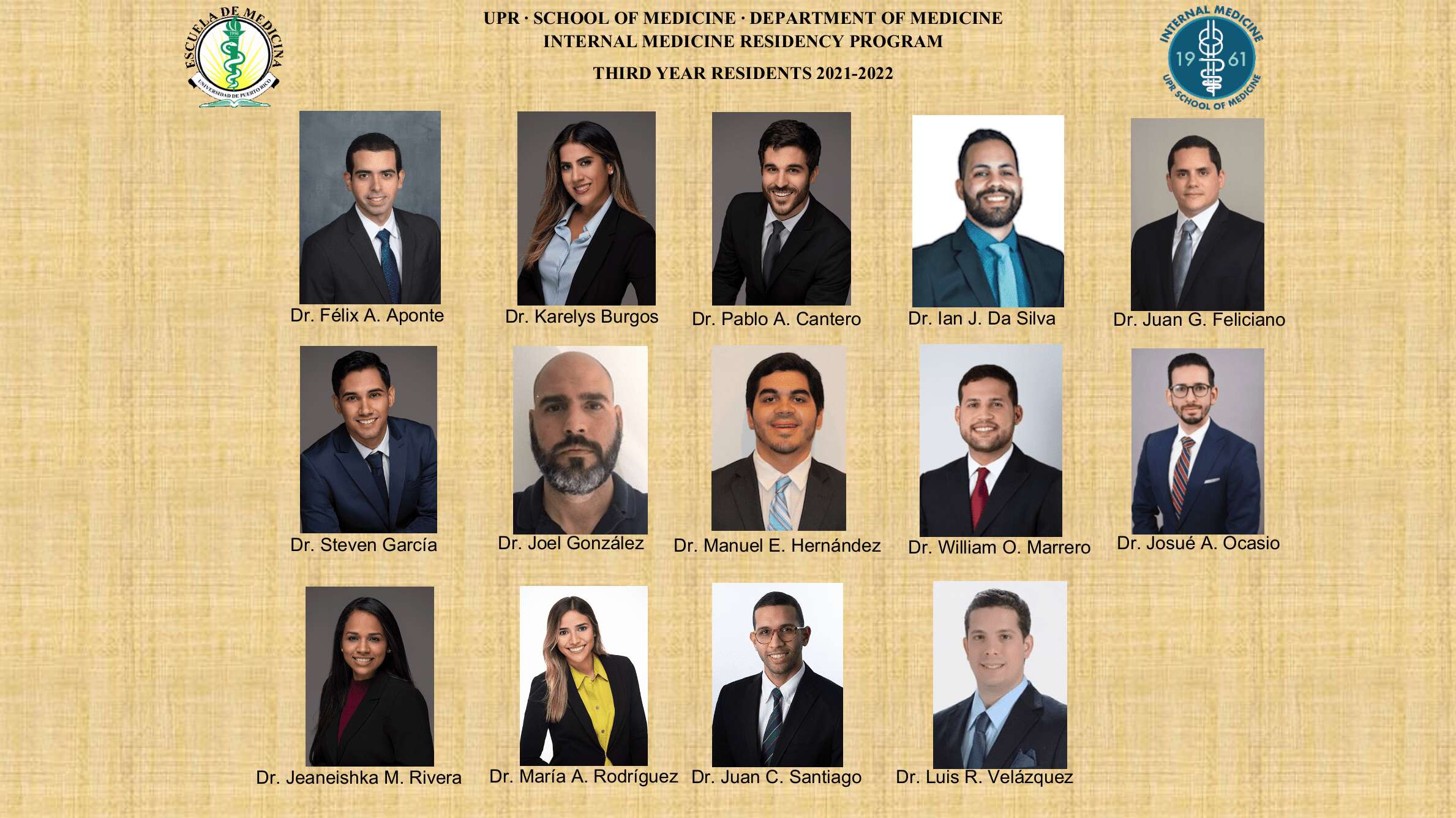 Residentes de Medicina Interna de la UPR-RCM aprueban certificación con ...