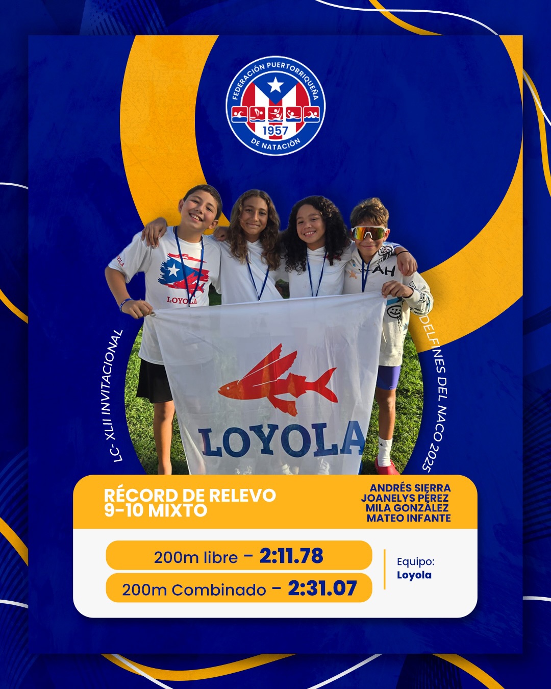 Nuevas marcas nacionales en la natación de piscina - NotiCel - La ...